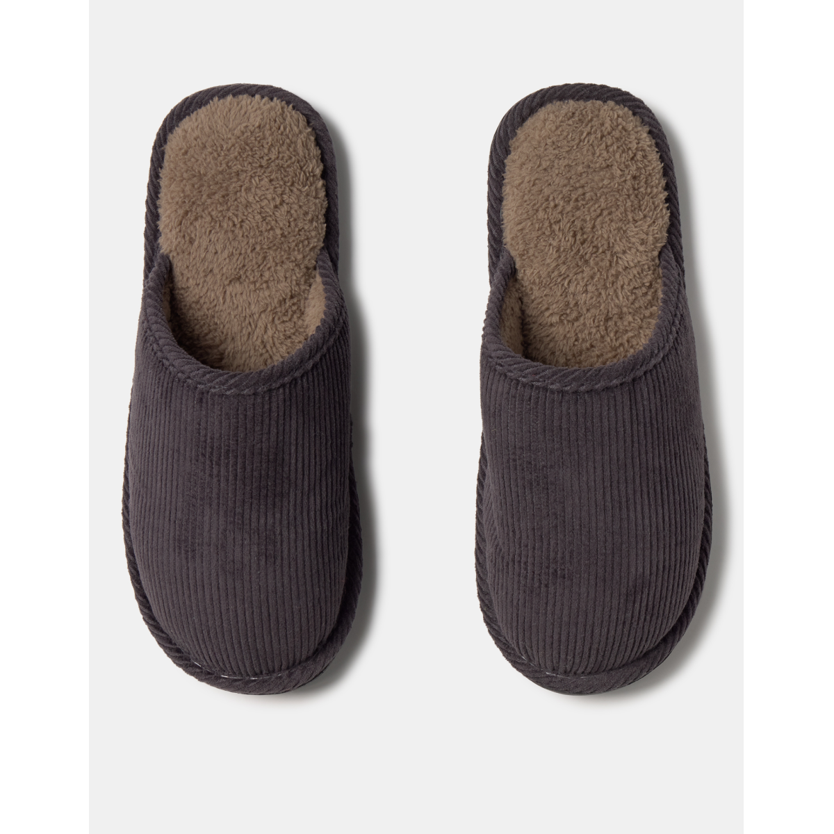 Pantufas para homem com efeito de bombazine - Natura